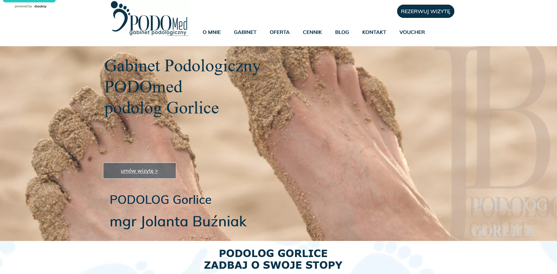 Podolog Gorlice mgr Jolanta Buźniak - gabinet podologiczny - PODOmed